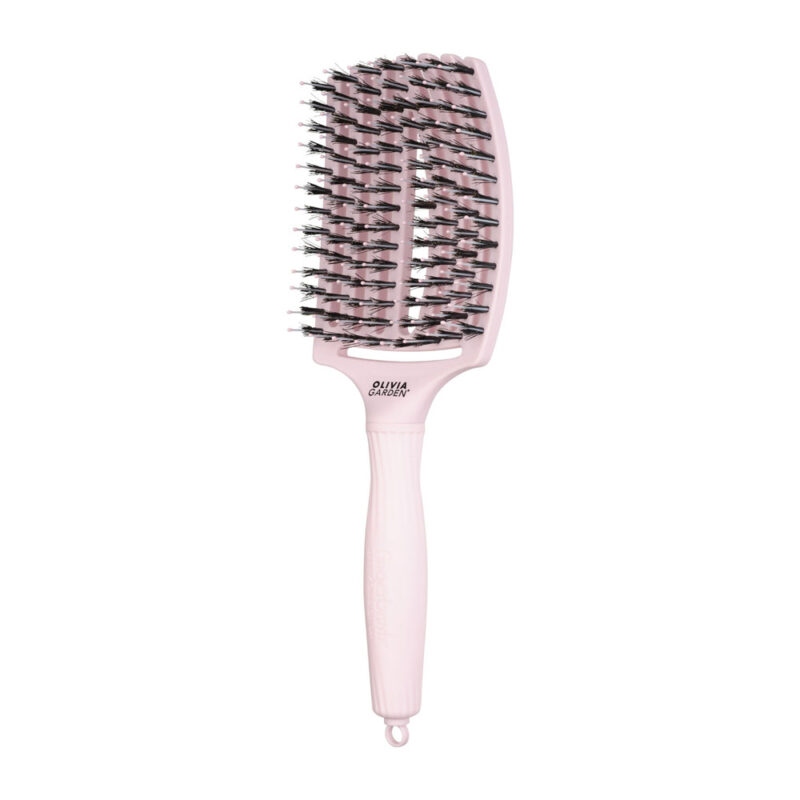 Olivia Garden Finger brush combo Pastel pink L – Beauty For