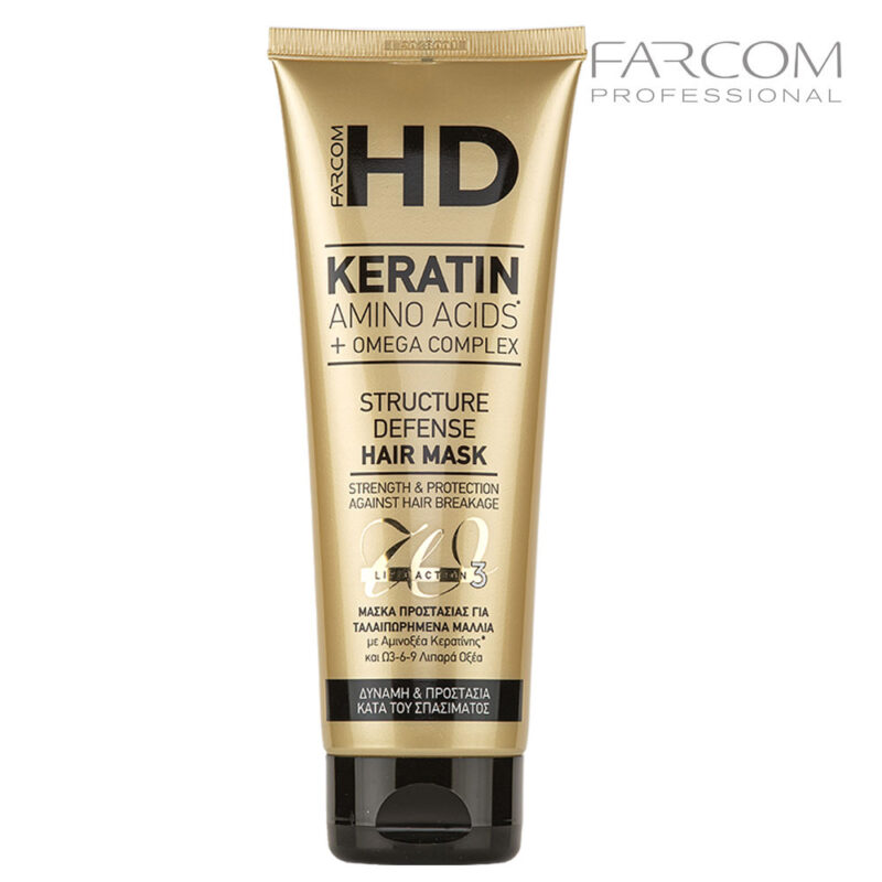 HD HAIR MASK STRUCTURE DEFENSE for damaged hair 250ml - Beauty For