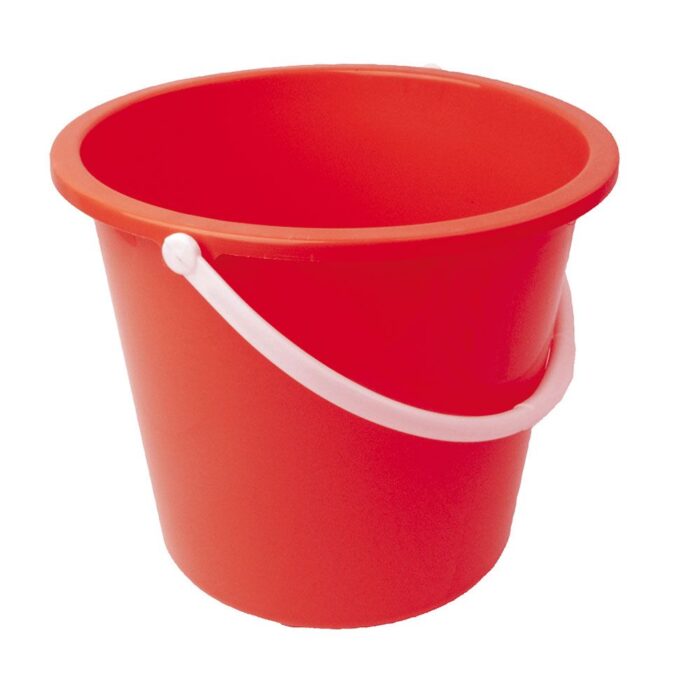 10 Litre Bucket RED - Beauty For