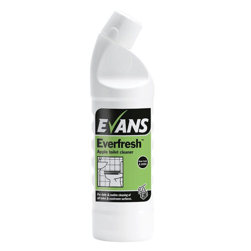 Evans Everfresh Apple Toilet Cleaner 1 Litre - Beauty For