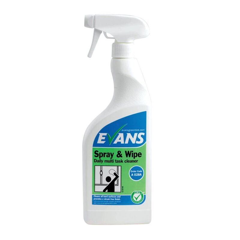 Evans Spray and Wipe Multi Surface Cleaner (750ml) (Case of 6) - Beauty For
