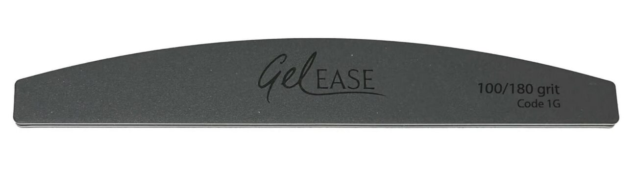 Gelease Endurance Half Moon File 100/180 Grit - Beauty For